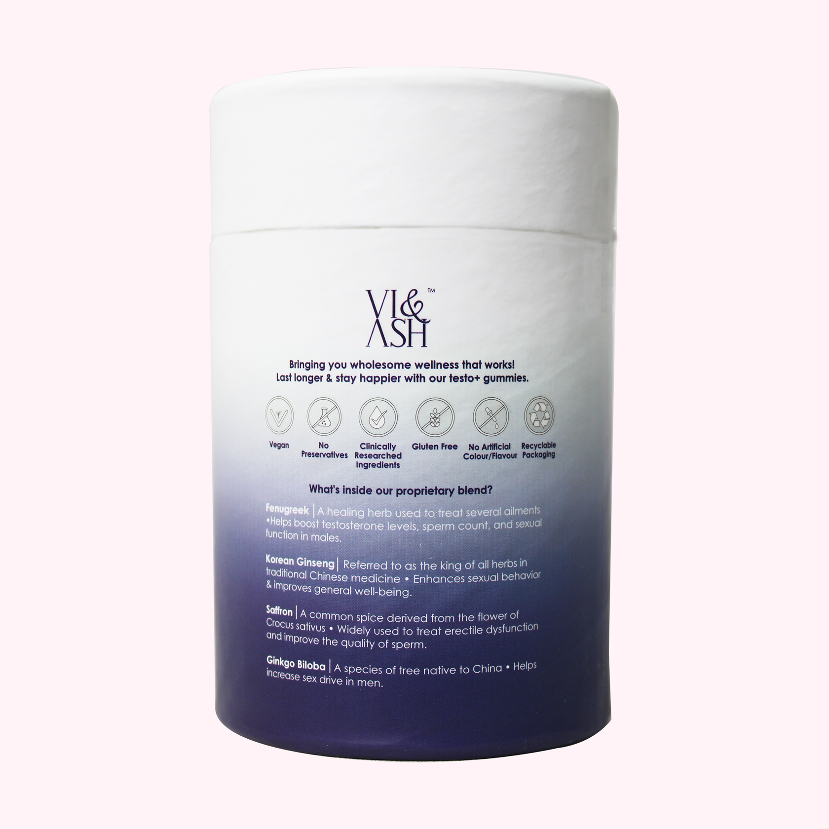 Vi & Ash Testo+ Gummies Testosterone Booster for Men | Enhances Testos ...